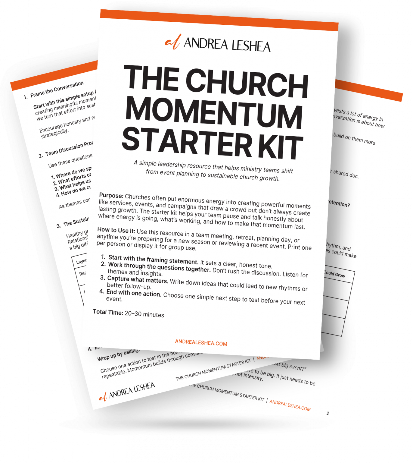 The Church Momentum Starter Kit – Andrea Le'Shea